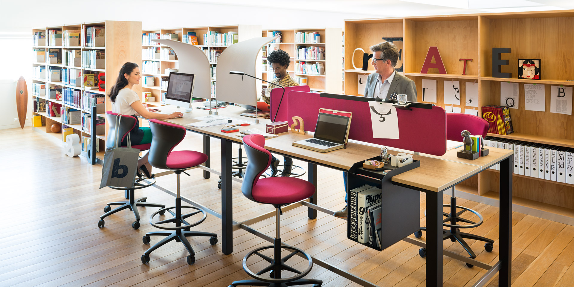 temptation high desk - Modern High Desk for Teamwork - Sedus