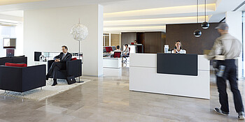 Modern reception desks for stylish reception areas