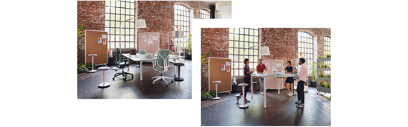 se:lab meet & stand - Adjustable Team Table - Sedus