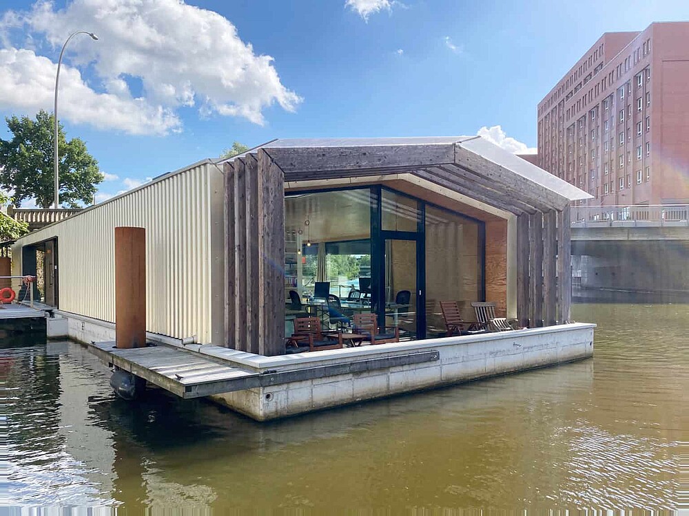 Floating workspace: on board Hamburg's unique co-working space