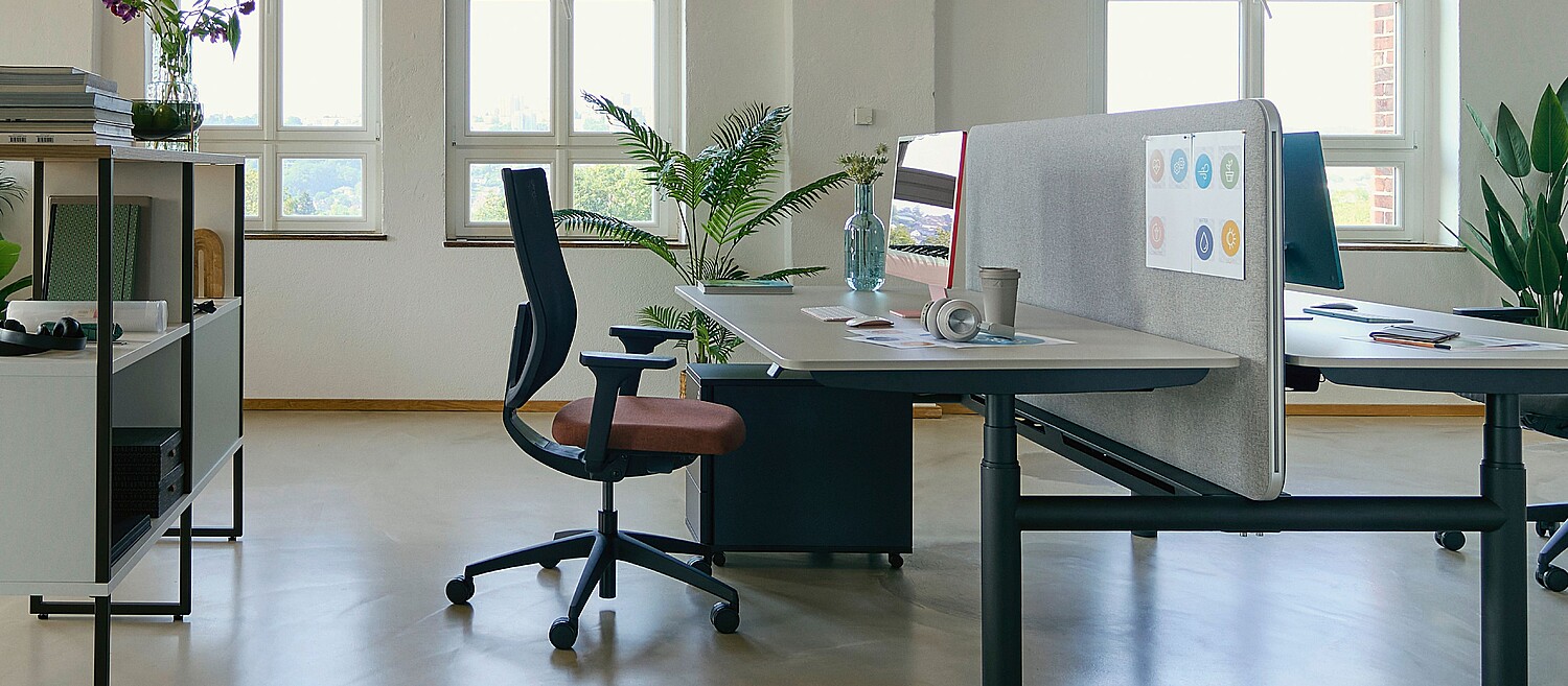 Ergonomische bureaustoel met modulair systeem - se:do pro 2 voor moderne werkplekken