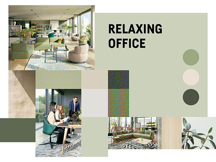 Office Design with #designcodes: Color Trends for Well-being and Creativity