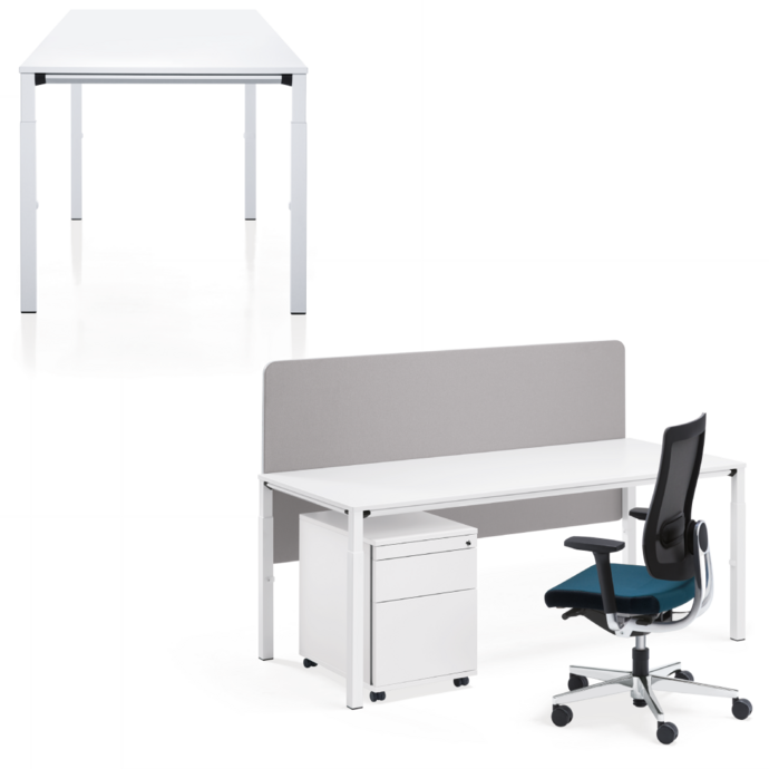 temptation four - Individual Work Desk with Design & Function - Sedus