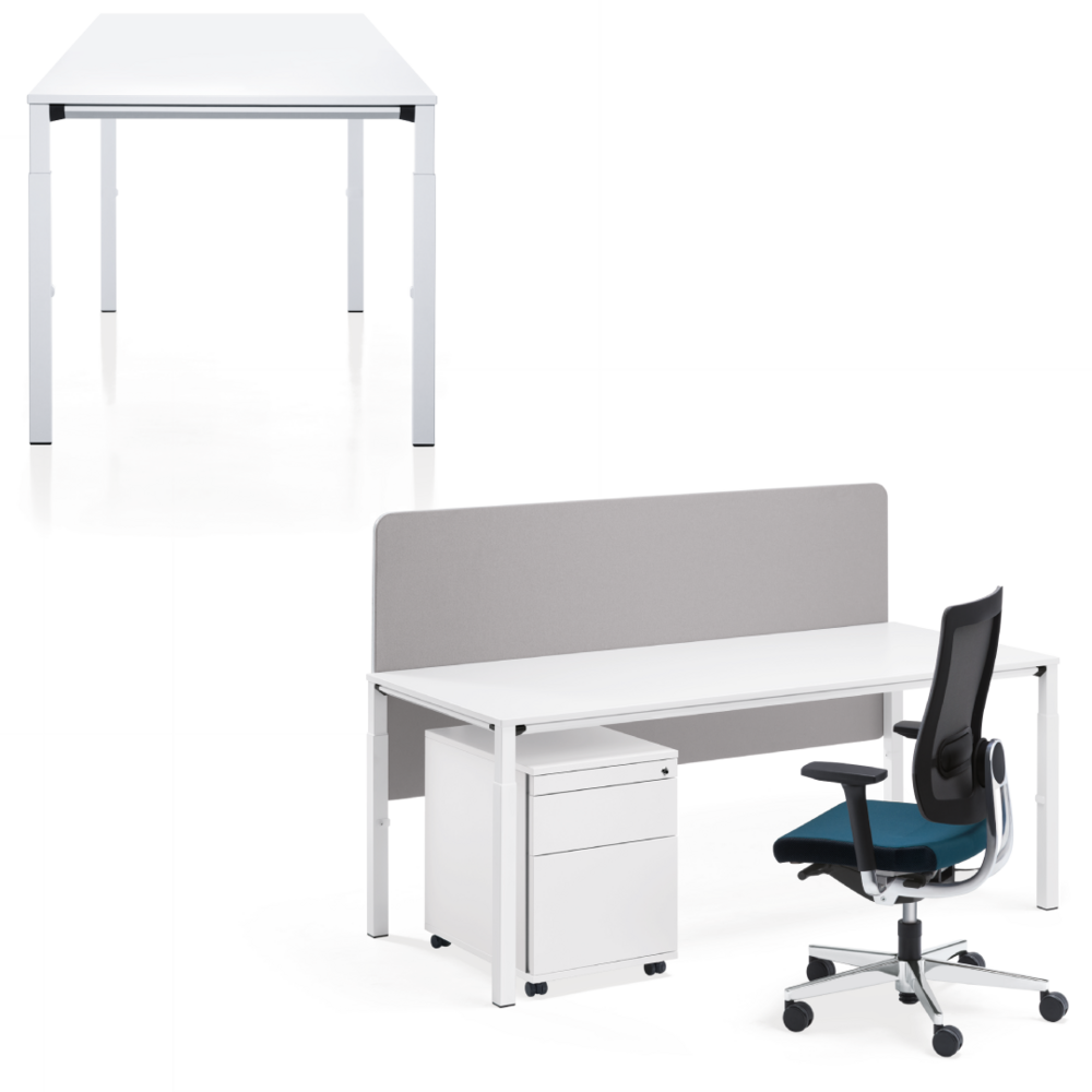 temptation four - Individual Work Desk with Design & Function - Sedus