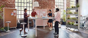 se:lab meet & stand - Adjustable Team Table - Sedus