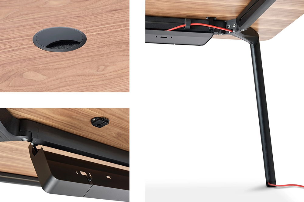 Premium Desk with Integrated Storage for Modern Workspaces