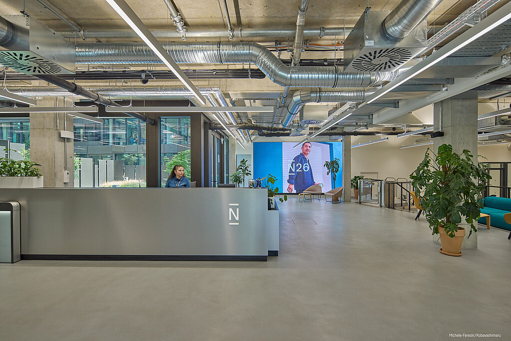 The online bank N26 receives innovative workspaces