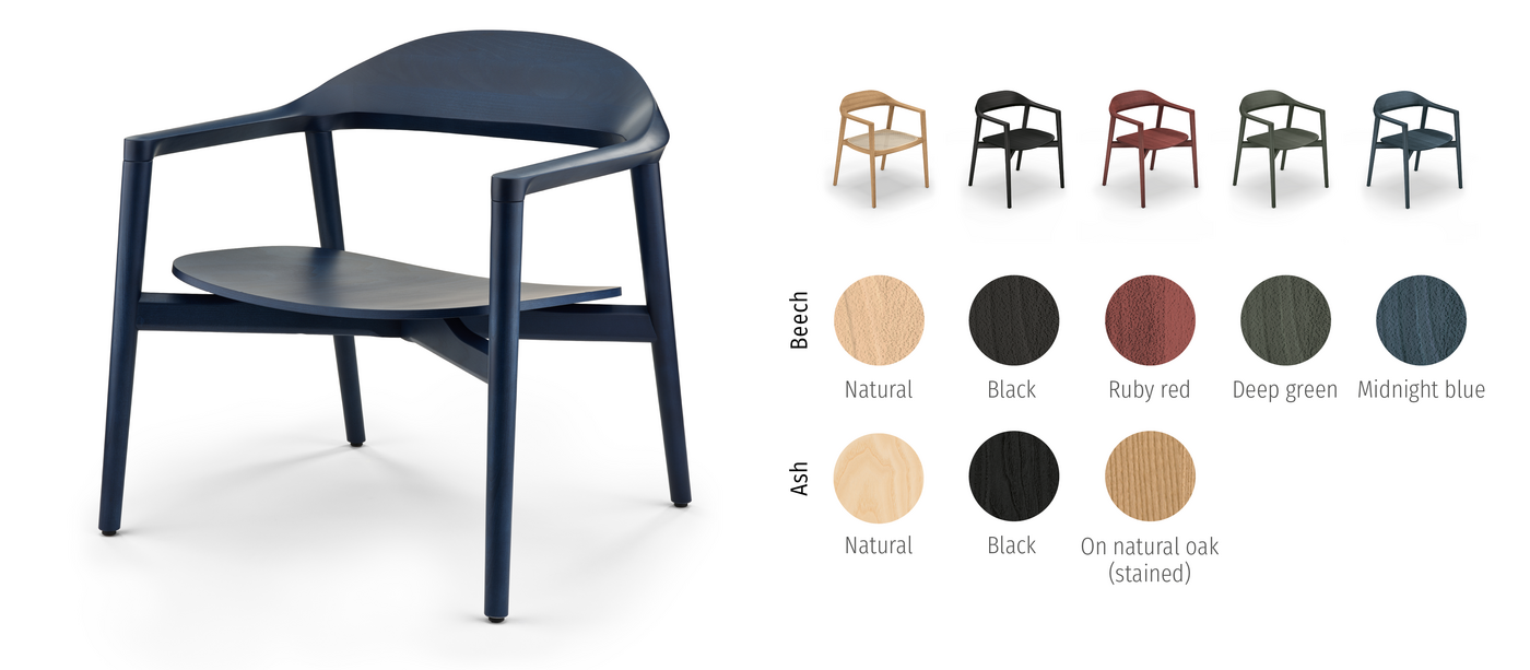 se:café wooden chair & lounge chair – High-quality design and natural ...